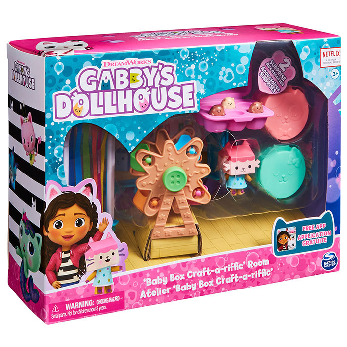 Gabby's Dollhouse Deluxe Room - Craft Room | Gabby's Dollhouse | Prima Toys