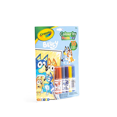 Crayola Bluey Color By Number | Crayola | Prima Toys
