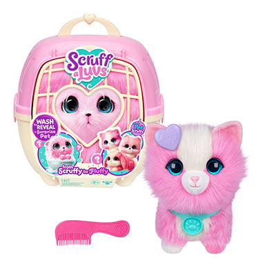 Scruff-A-Luvs Surprise Pink Pet with Carrier | Scruff-A-Luvs | Prima Toys