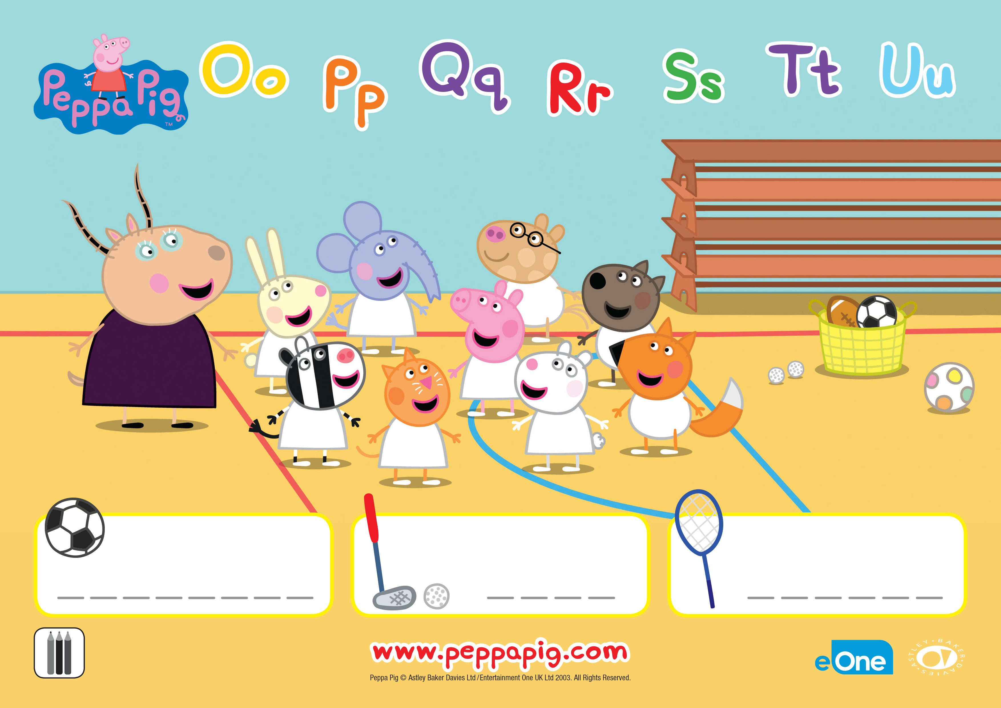 Download fun activities and color-ins to print out and play with Peppa ...