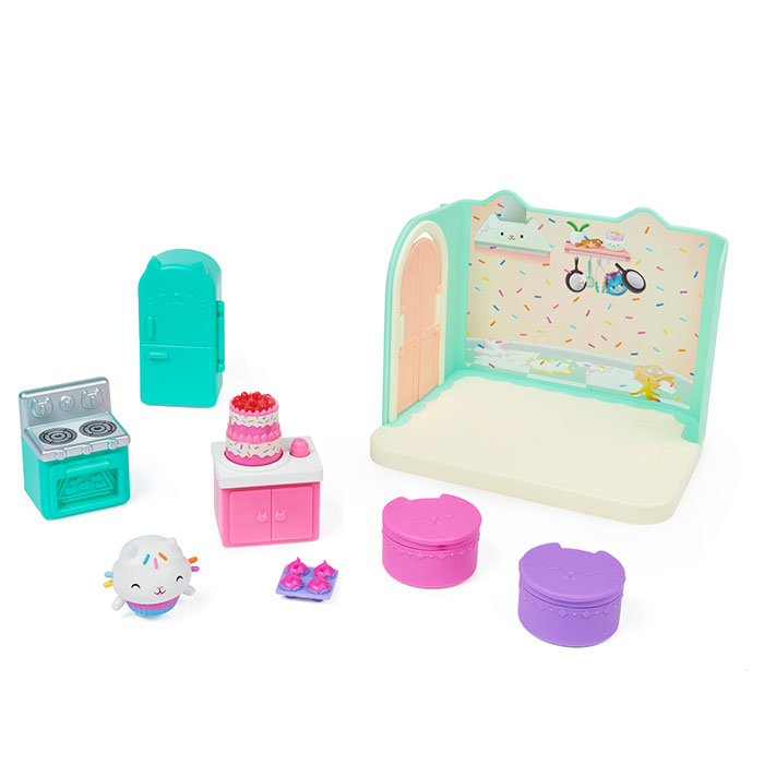 Gabby's Dollhouse - Deluxe Room - Bakey with Cakey Kitchen | Gabby's ...