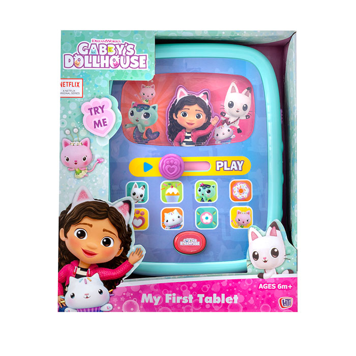 Gabby's Dollhouse Tablet | Gabby's Dollhouse Celebration | Prima Toys