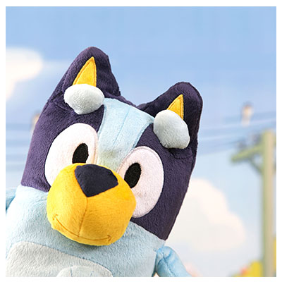 Bluey 33cm Bluey Plush With Sounds | Bluey | Prima Toys
