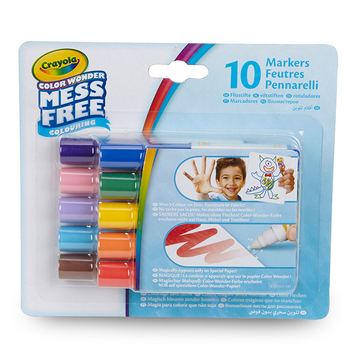Crayola Color Wonder Mini Markers 10ct | Crayola Color Wonder | Prima Toys