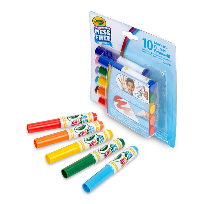 Crayola Color Wonder Mini Markers 10ct | Crayola Color Wonder | Prima Toys