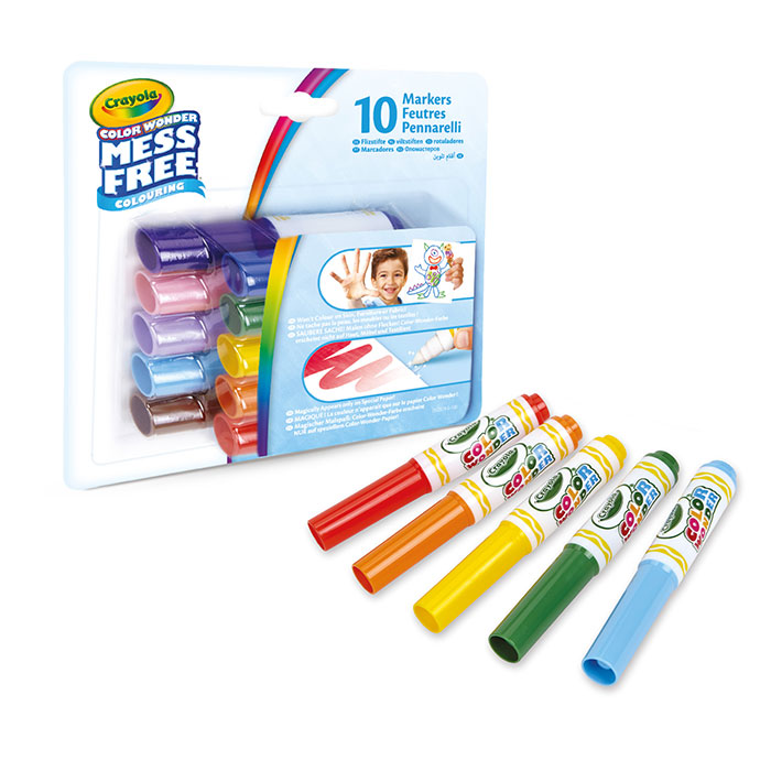 Crayola Color Wonder Mini Markers 10ct | Crayola Color Wonder | Prima Toys