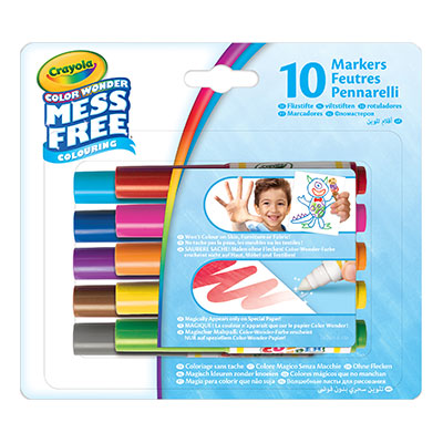 Crayola Color Wonder Mini Markers 10ct | Crayola Color Wonder | Prima Toys