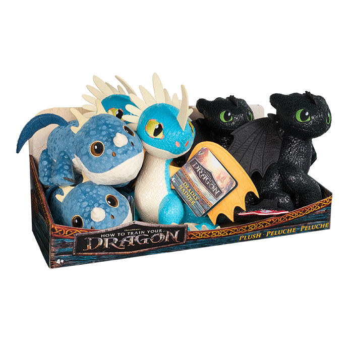 Dragon Movie 20cm Core Plush in CDU | Dragons Movie | Prima Toys