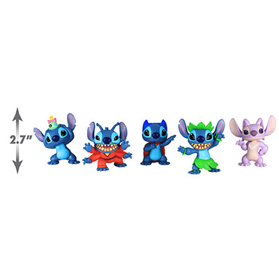 Stitch Collectible 5 Pack Figures | Disney Lilo & Stitch | Prima Toys