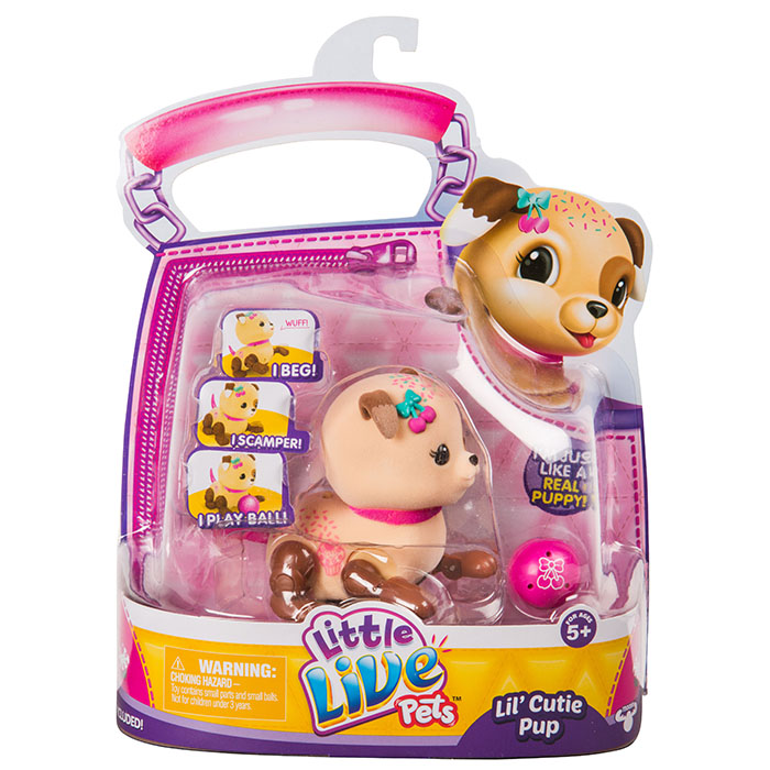 Little Live Pets Lil' Cutie Pup Single Pack | Little Live Pets | Prima Toys