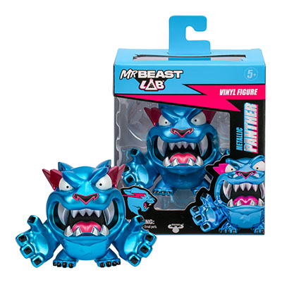 Mr Beast Lab Vinyl Figures Assorted - Classic Panther Vinyl Figure | Mr ...