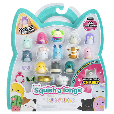 Squishmallow Squish A Longs 14 Pack | Squish-A-Longs | Prima Toys