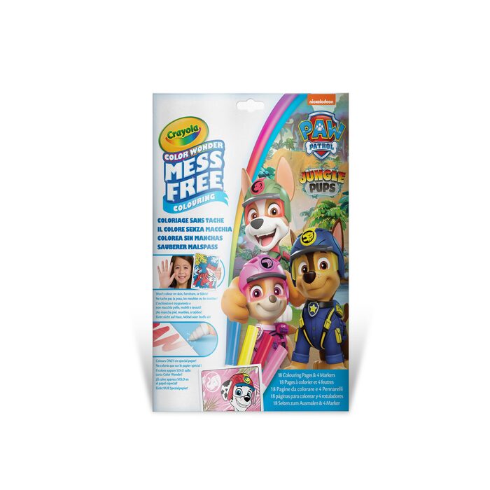 Crayola Color Wonder Set Paw Patrol, Foldelope, 4 Mini Bl Markers ...