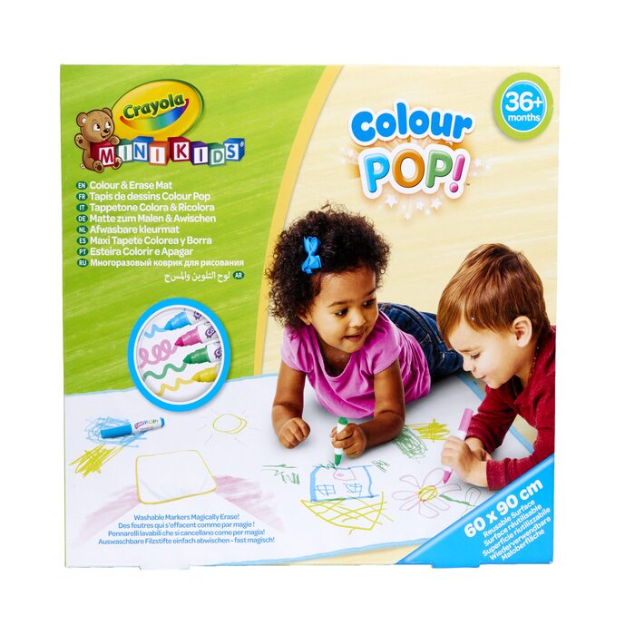 Crayola Mini Kids Color And Erase Mat 90x60cm | Crayola Mini Kids ...
