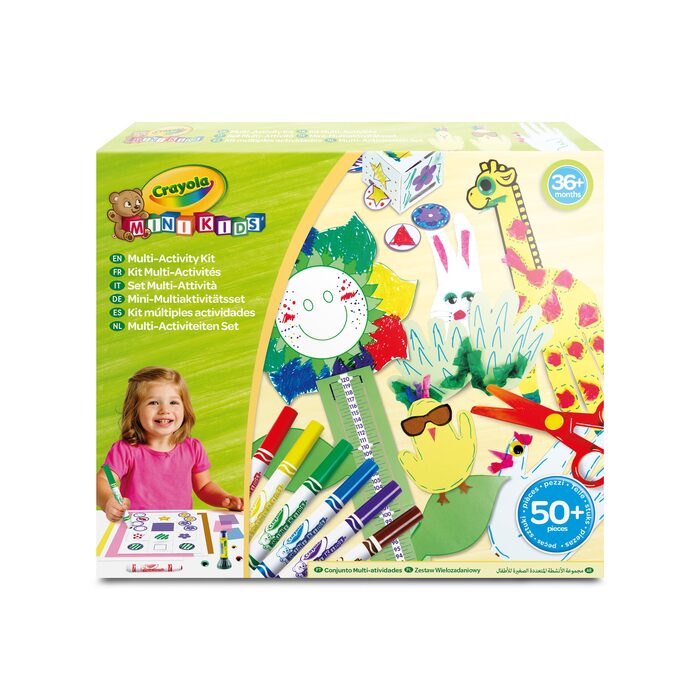 Crayola Mini Kids Multi-Activity Kit | Crayola Mini Kids | Prima Toys