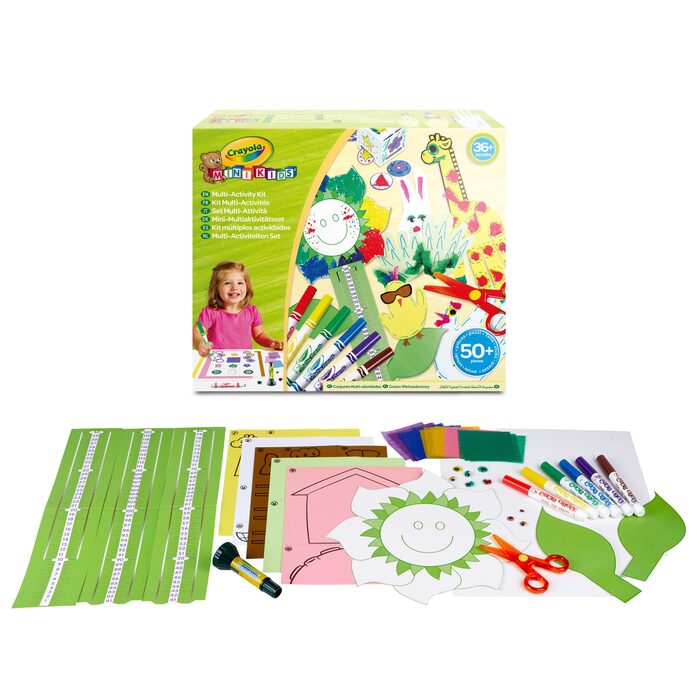 Crayola Mini Kids Multi-Activity Kit | Crayola Mini Kids | Prima Toys